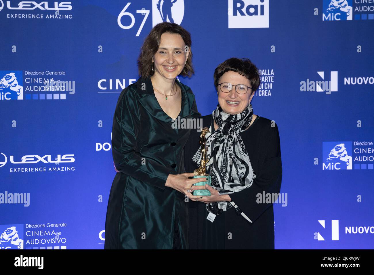 Rome, Italy, May 3, 2022 - Donatella Di Pietrantonio and Monica ...