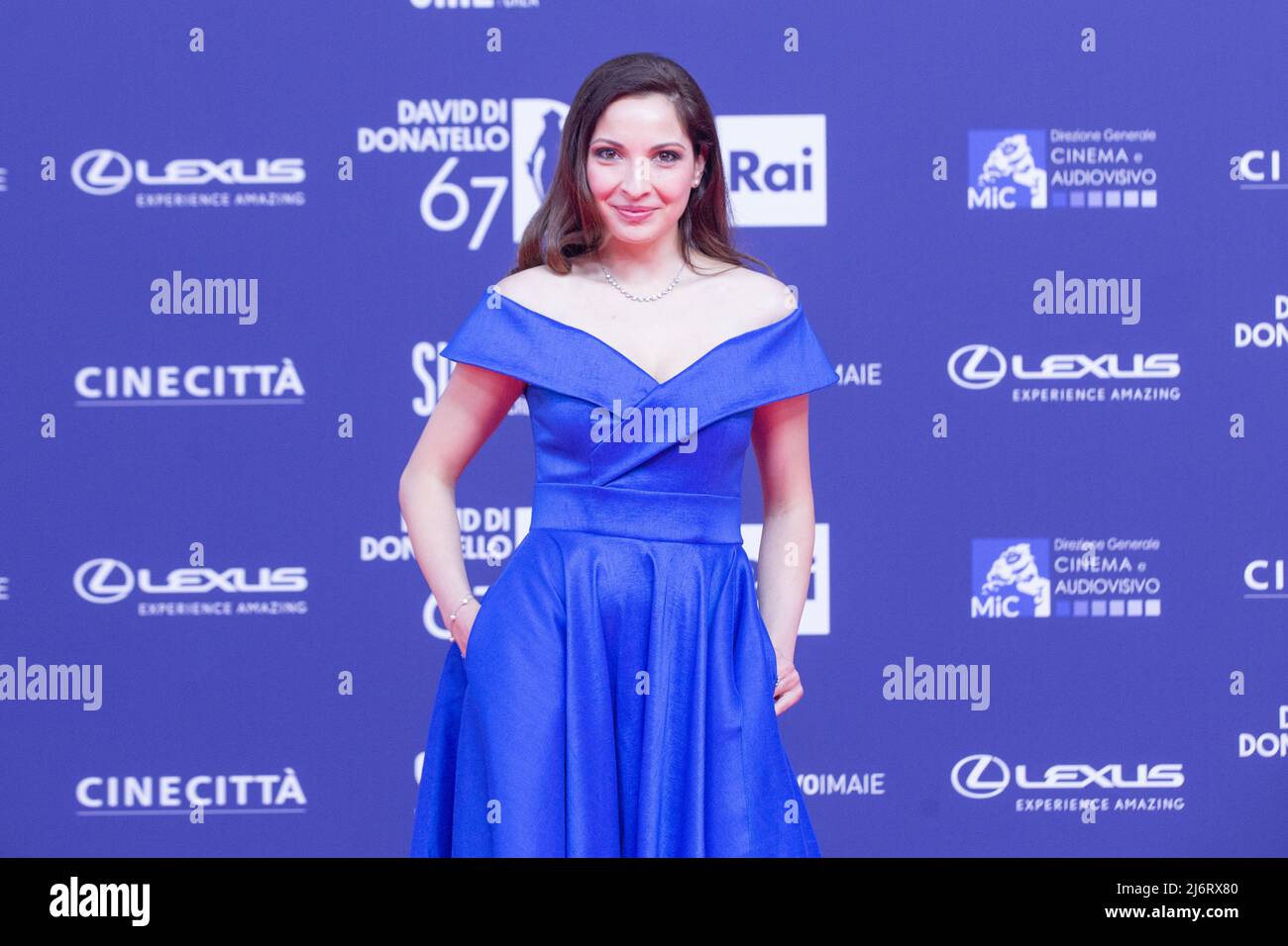 May 3, 2022, Rome, Italy: Antonella Carone attends the red carpet of ...