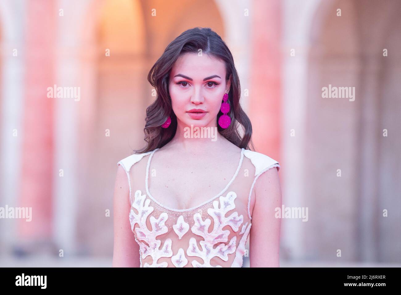 Francesca Tizzano attends the red carpet of David di Donatello 2022 ...