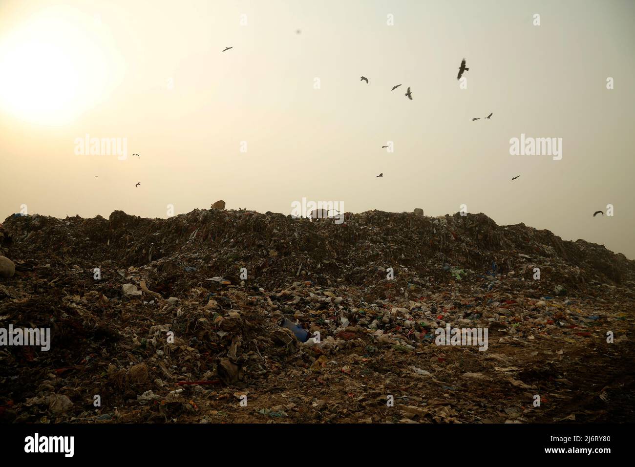 May 3, 2022, Delhi, Delhi, India: Garbage dumping at the Bhalswa ...