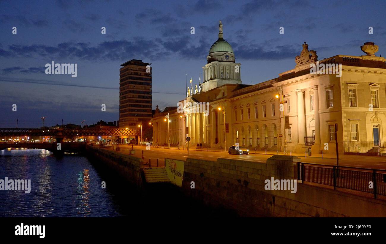 Vintage custom house dublin hi-res stock photography and images - Alamy