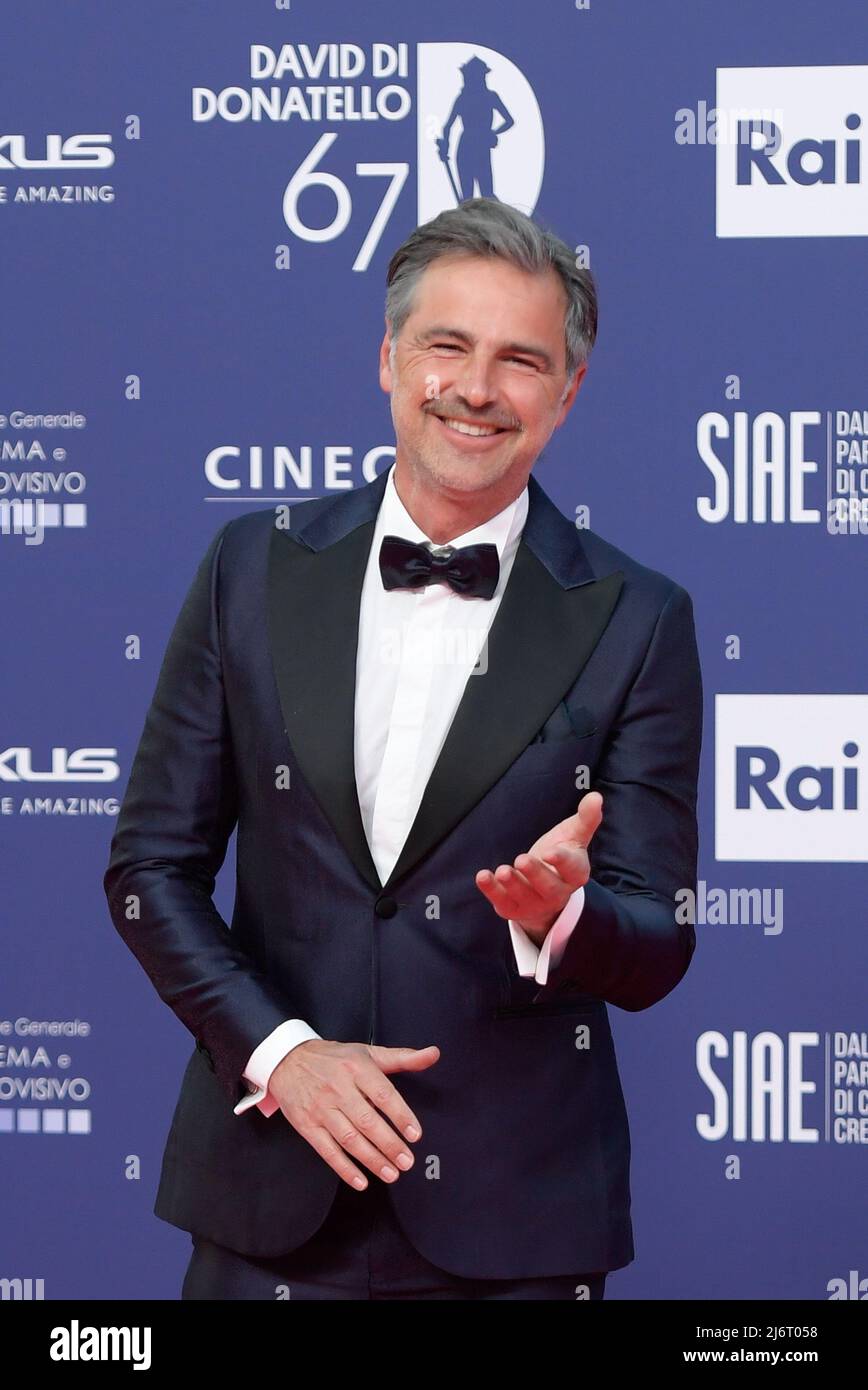 Beppe Convertini attends the red carpet of the 67th Premi David di ...