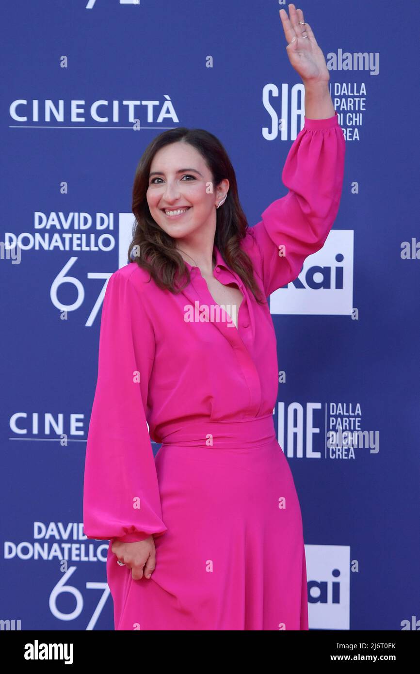 Anna Ferraioli Ravel attend the red carpet of the 67th Premi David di ...