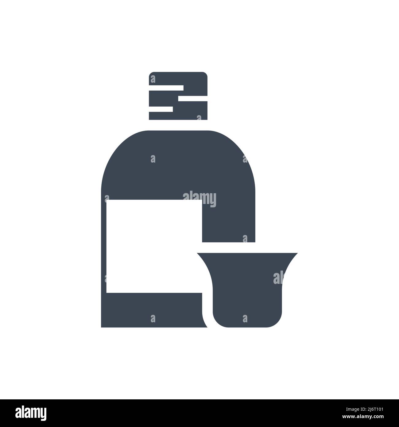 Syrup Related Vector Glyph Icon. Drugs. Syrup sign. Isolated on White ...