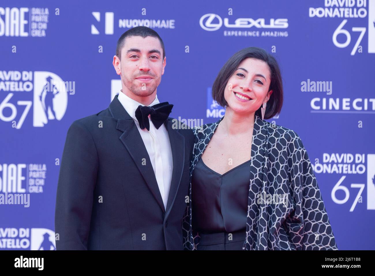 May 4, 2022, Rome, Italy: Eduardo Scarpetta with his sister attends the ...