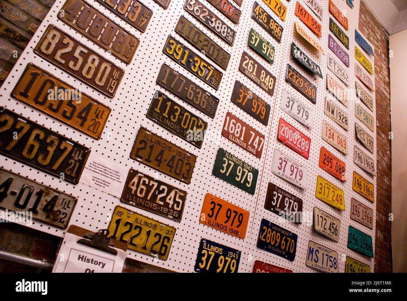 American car license plates Stock Photo - Alamy