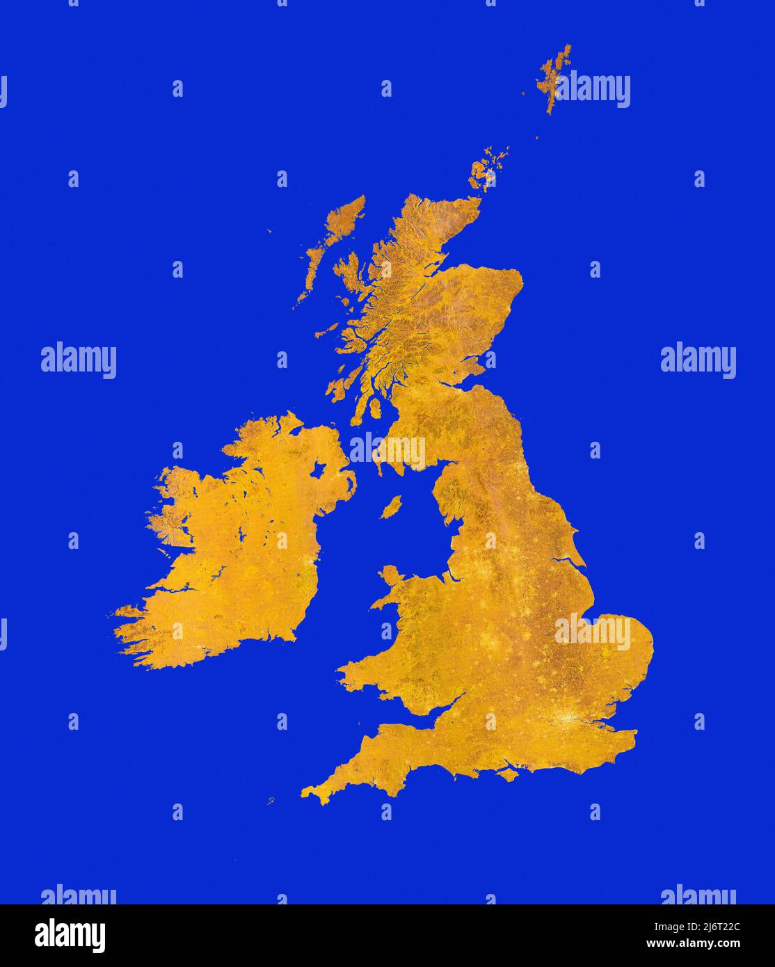 British Isles, satellite image Stock Photo - Alamy