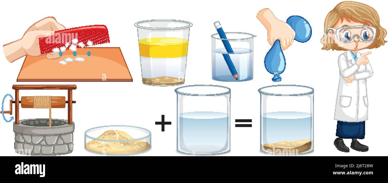 Static electricity experiment Cut Out Stock Images & Pictures - Alamy