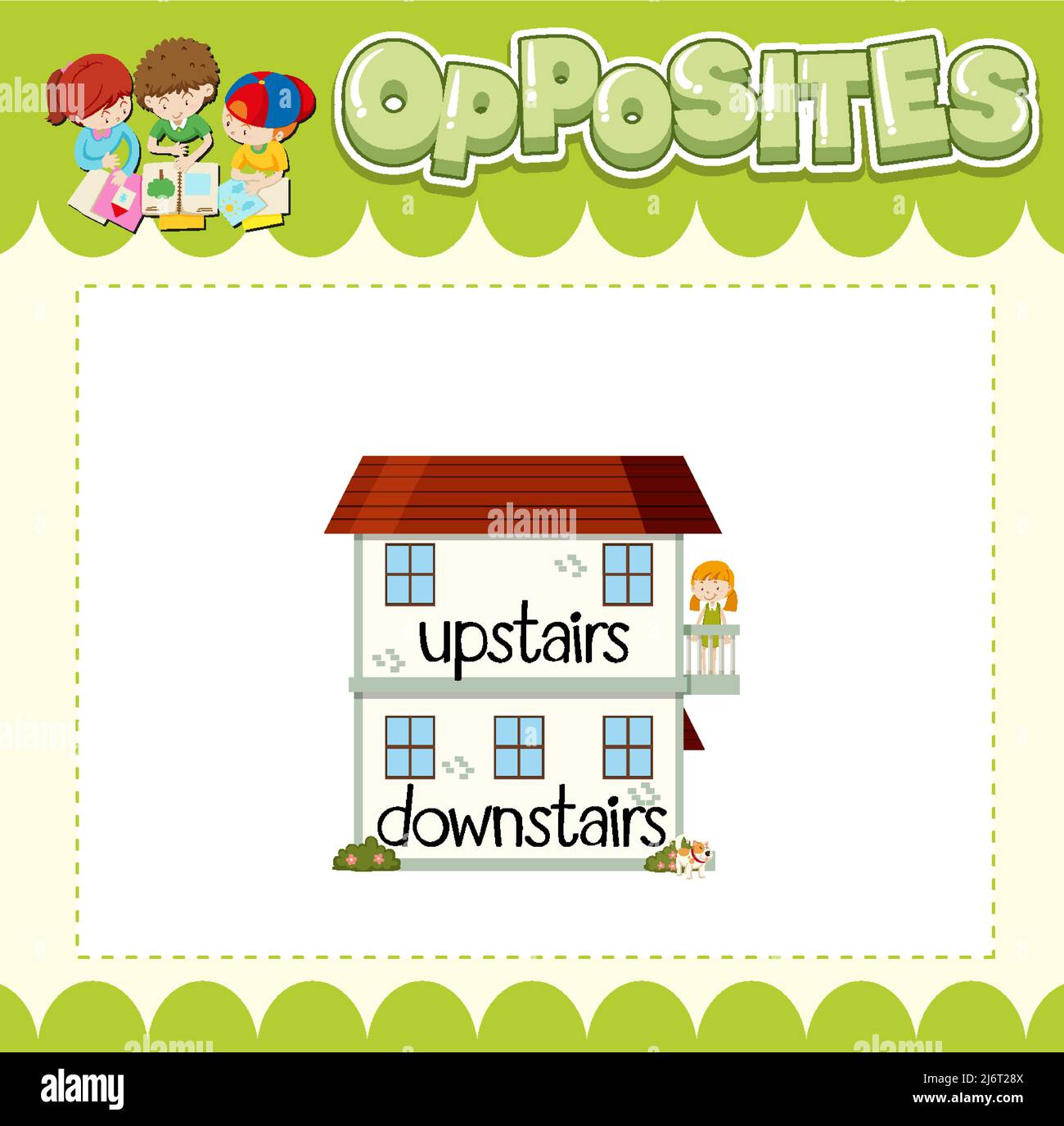 Upstairs And Downstairs Clipart