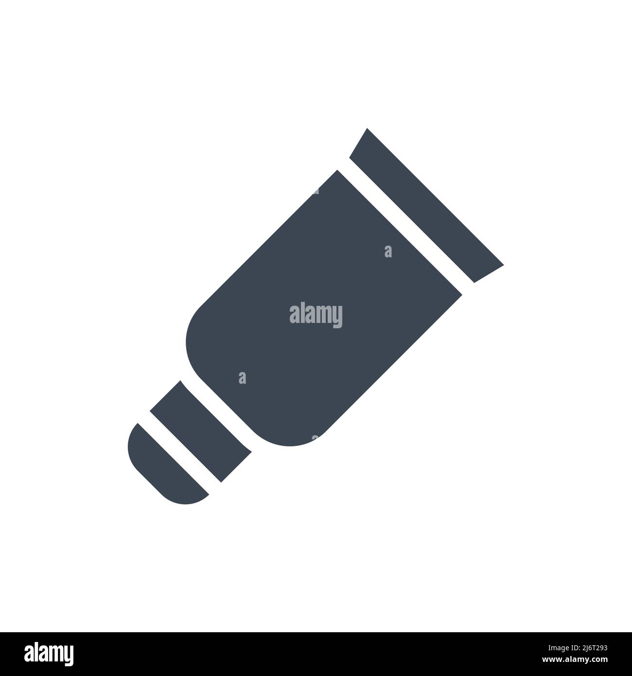 Tooth Paste Tube Related Vector Glyph Icon. Toothpaste Tube sign ...