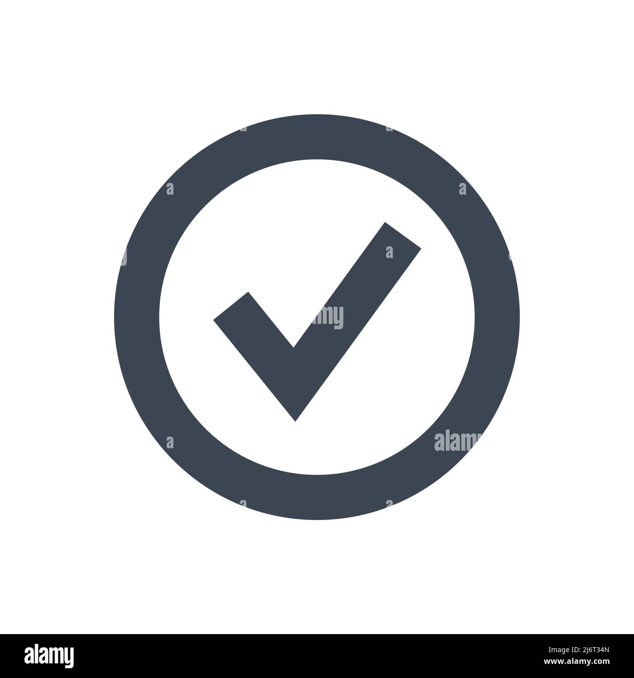 Check Mark Glyph Vector Icon. Check Mark sign. Isolated on the white background. Editable EPS ...