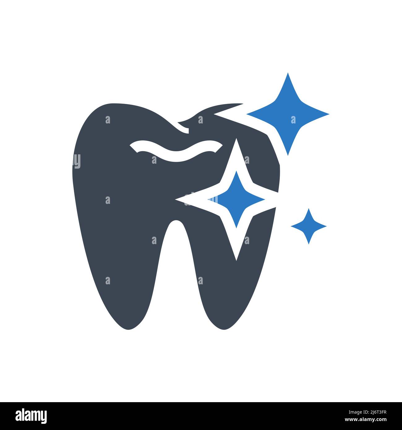 Tooth Clean Related Vector Glyph Icon. Tooth Clean Sign. Isolated on ...