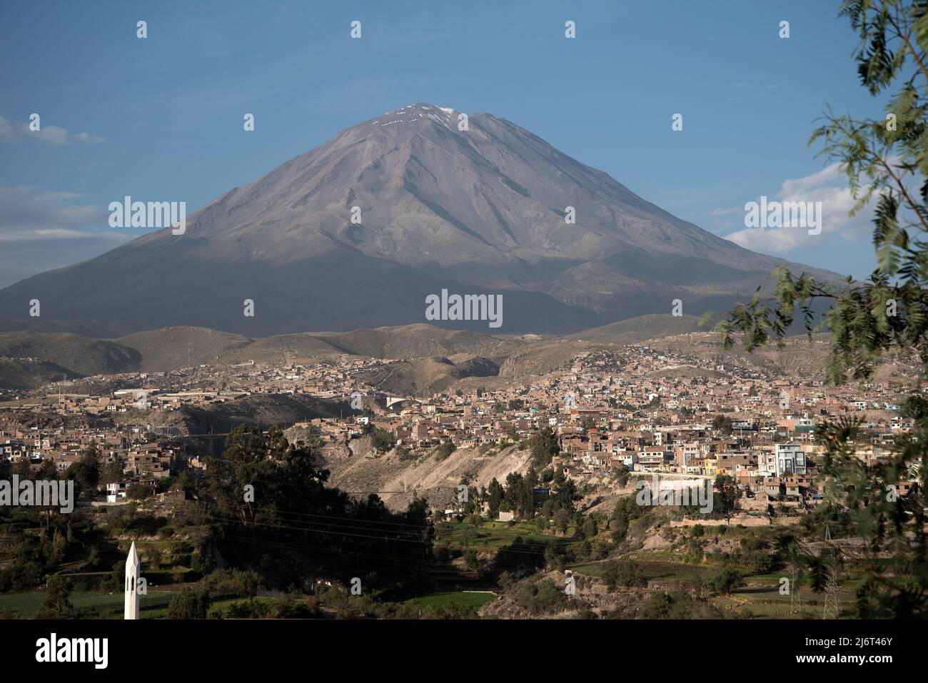 Misti Volcano in Arequipa Stock Photo - Alamy