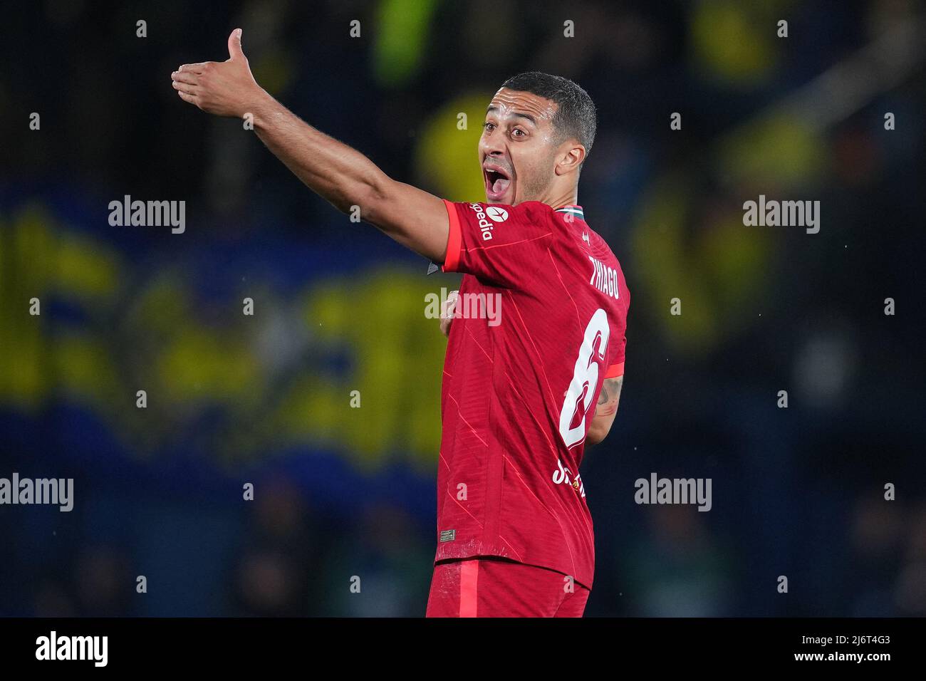 Thiago Alcantara of Liverpool FC during the UEFA Champions League match ...