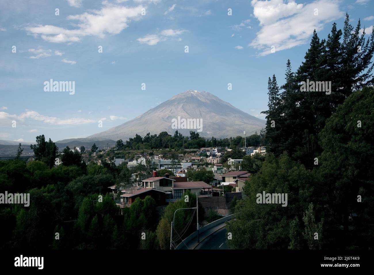 Misti Volcano in Arequipa Stock Photo - Alamy
