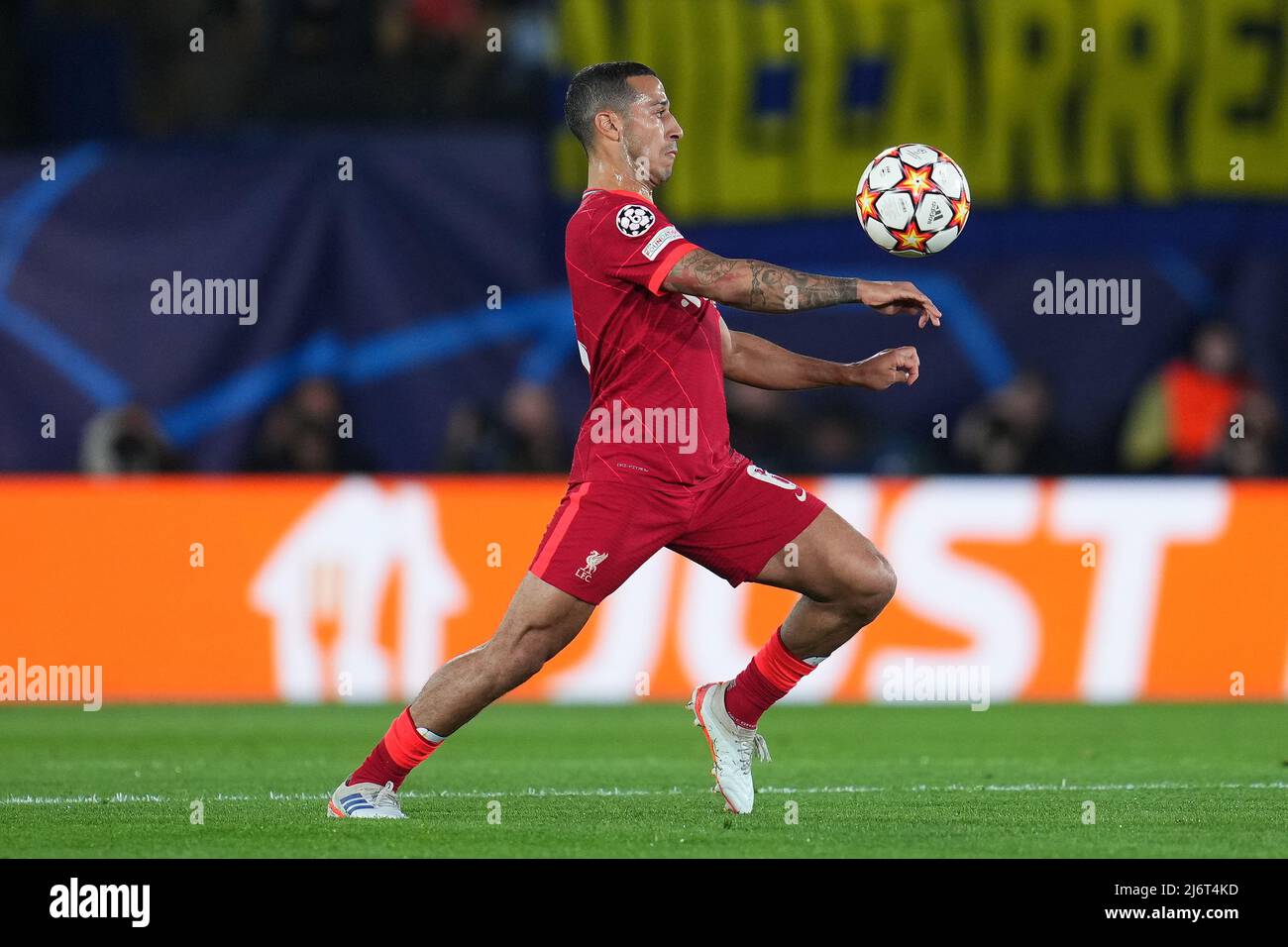 Thiago Alcantara of Liverpool FC during the UEFA Champions League match ...