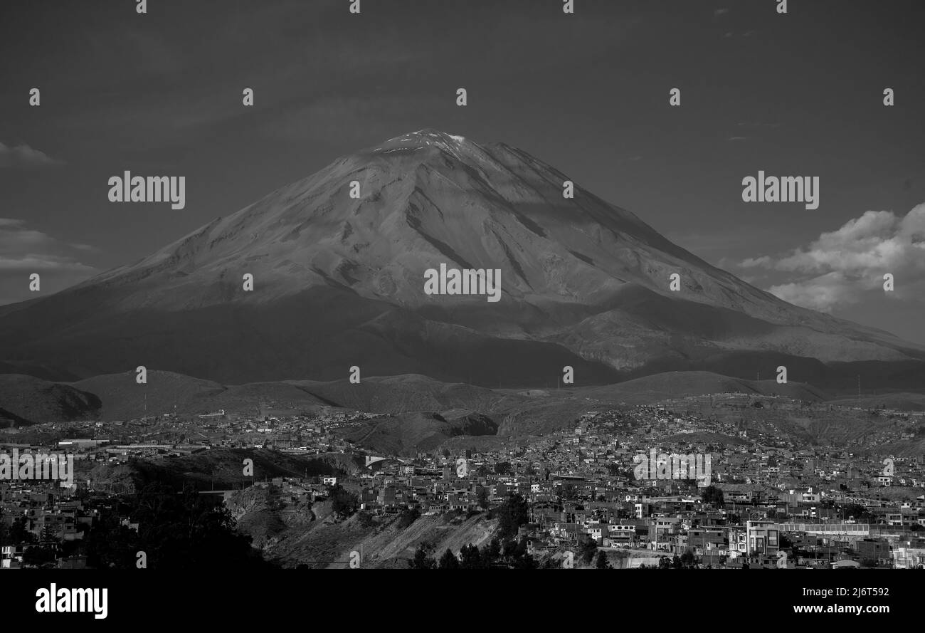 Misti Volcano in Arequipa Stock Photo - Alamy