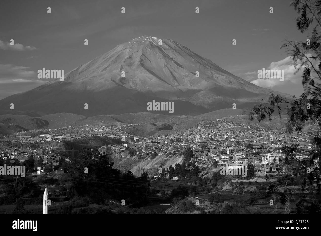 Misti Volcano in Arequipa Stock Photo - Alamy