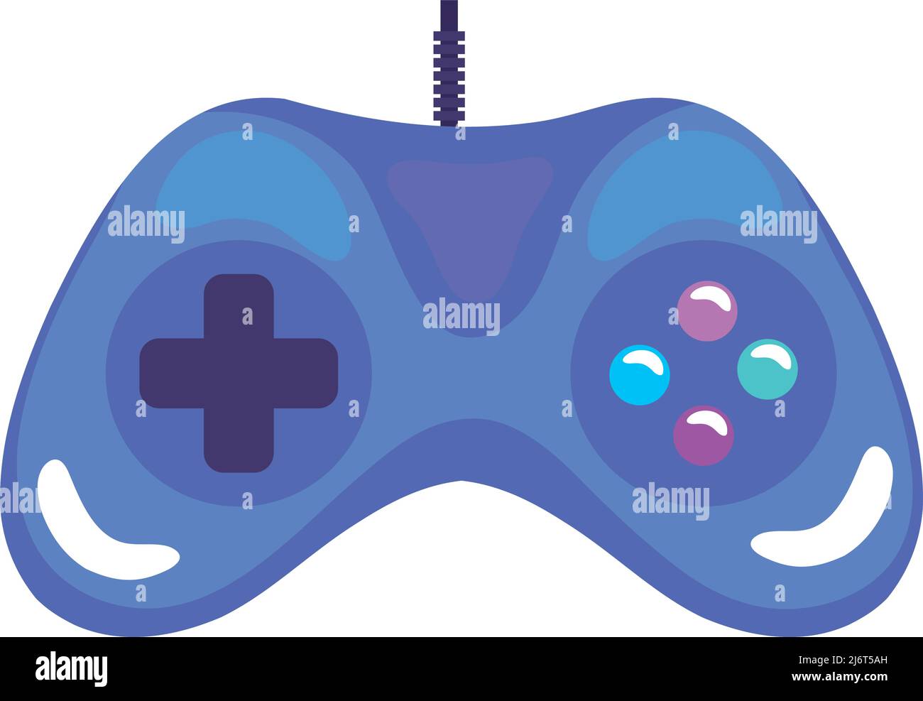 blue modern video game control Stock Vector Image & Art - Alamy
