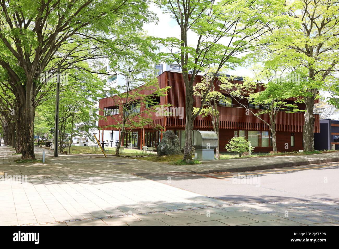 Sendai City, Miyagi Prefecture Japan, May 2022.Around the Aobayama area ...