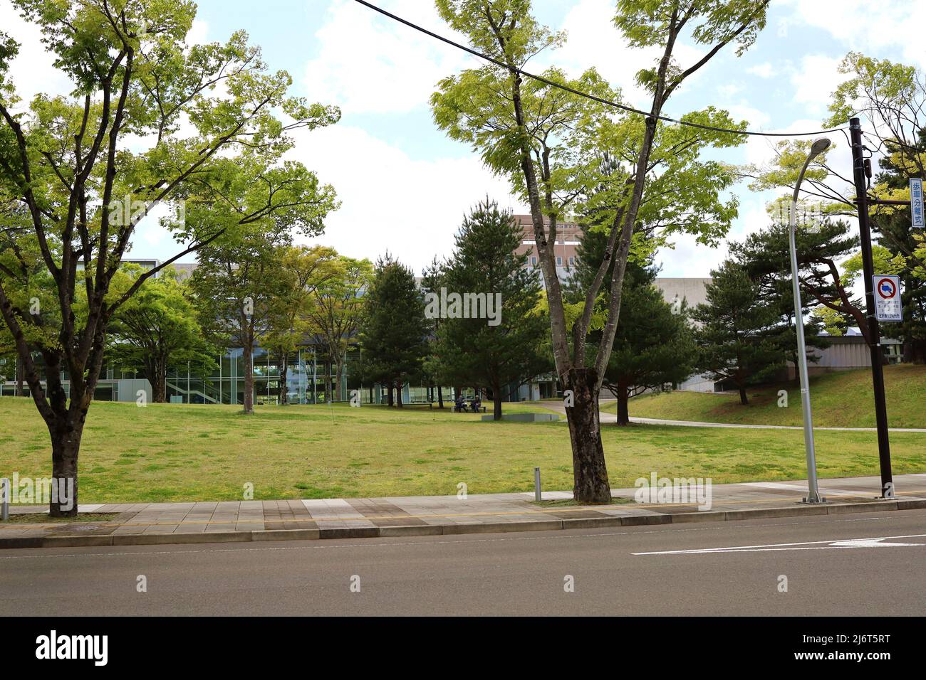 Sendai City, Miyagi Prefecture Japan, May 2022.Around the Aobayama area ...