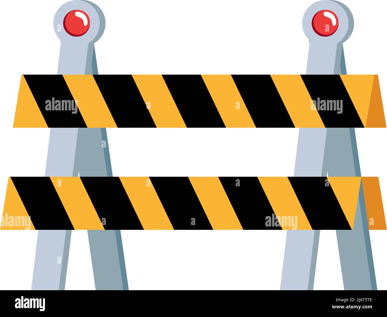 construction barricade fence Stock Vector Image & Art - Alamy
