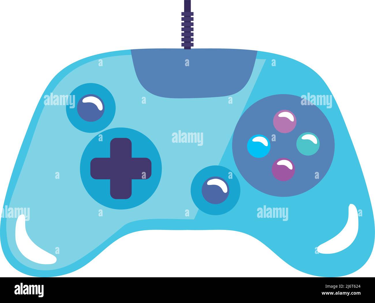 blue video game control Stock Vector Image & Art - Alamy