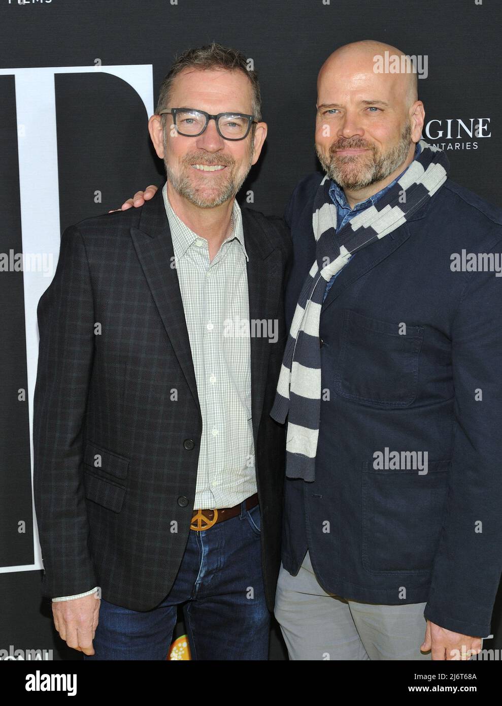 L-R: Ted Allen and Barry Rice attend the NY premiere of We Feed People ...
