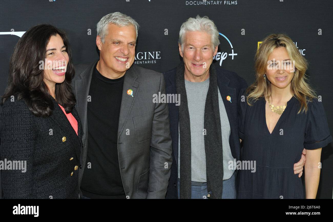 L-R: Sandra Ripert, Eric Ripert, Richard Gere and Alejandra Silva ...