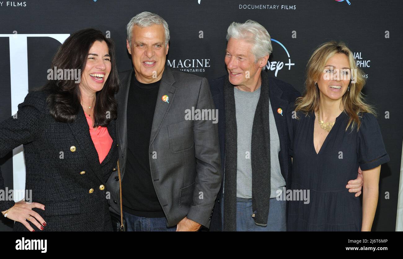 L-R: Sandra Ripert, Eric Ripert, Richard Gere and Alejandra Silva ...