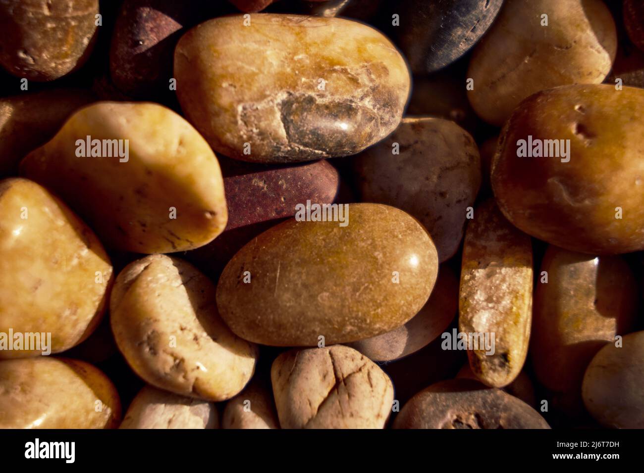 Close up texture photo of various configurations of small stones Stock ...