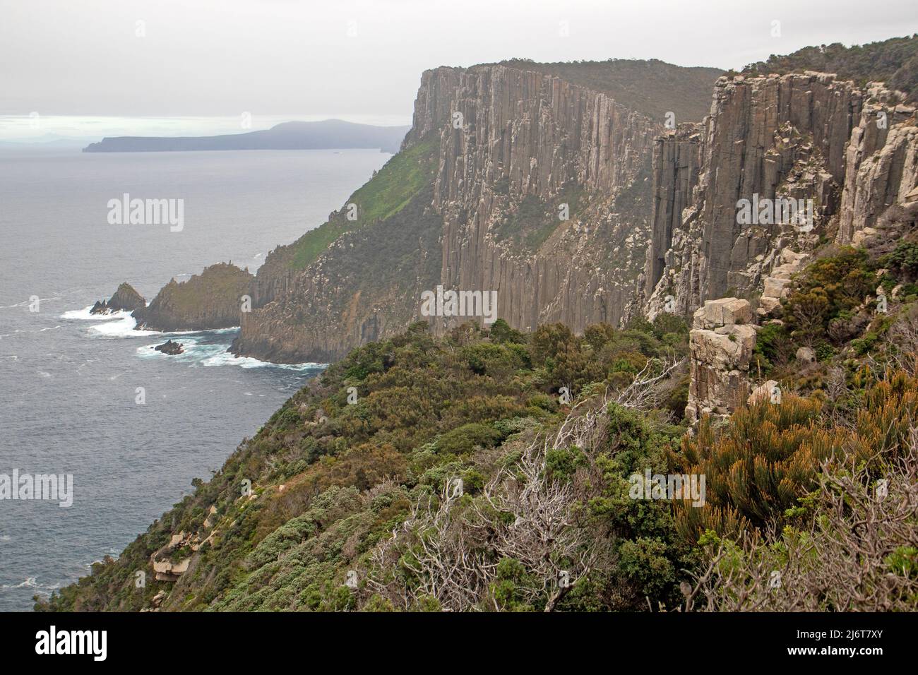 Cliffs on Cape Pillar, Tasman Peninsula Stock Photo - Alamy