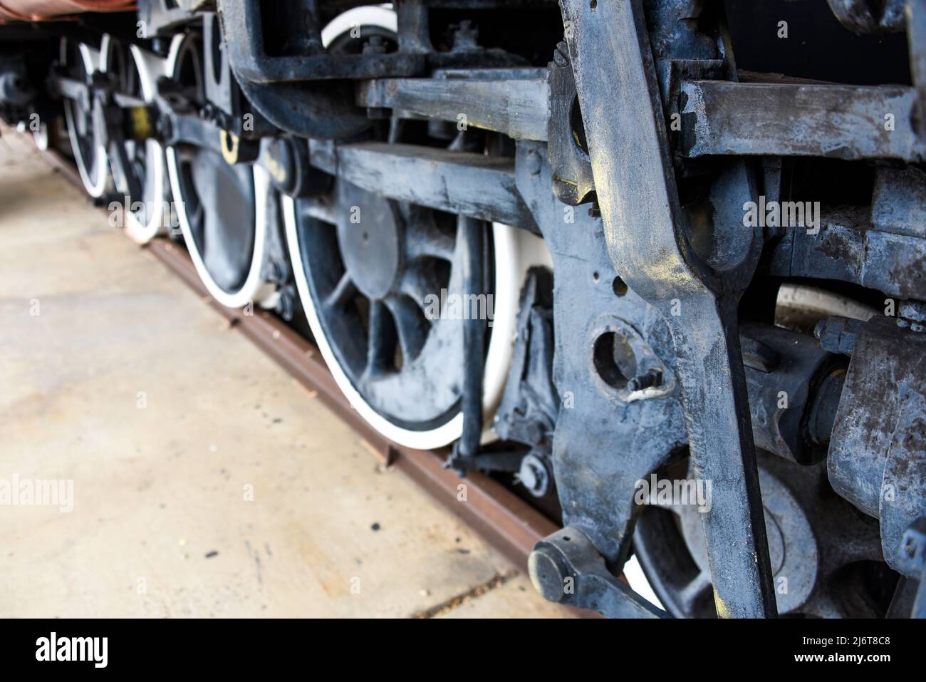 Steam engine wheels hi-res stock photography and images - Alamy