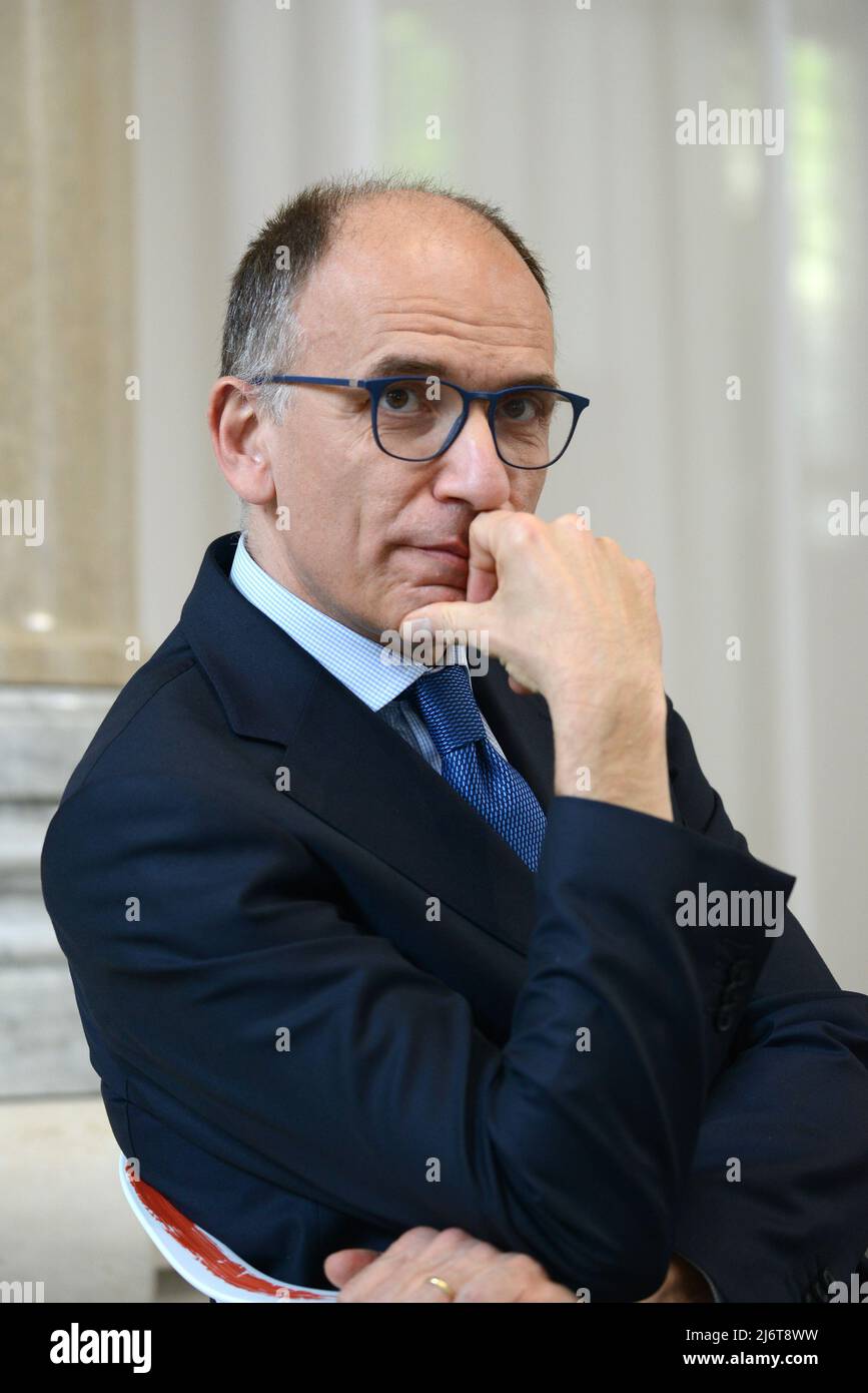 Enrico letta democratic party hi-res stock photography and images - Alamy