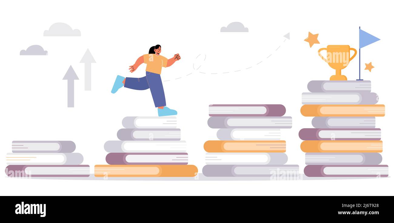 Book Staircase Clipart