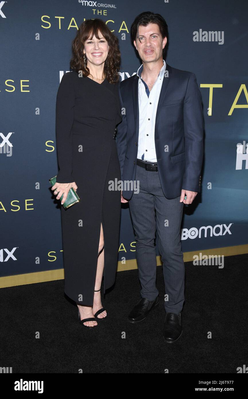 (L-R) Rosemarie DeWitt and Ryan Lewis attend HBO Max's "The Staircase ...