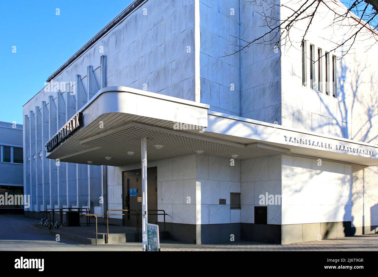 Ekenäs Sparbank Savings Bank building of white marble and brick ...