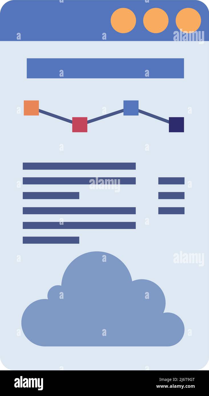 statistics in website template Stock Vector Image & Art - Alamy