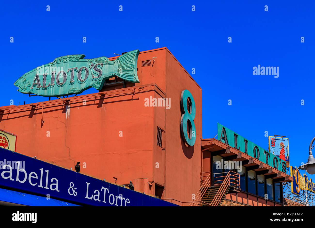 San Francisco, USA - April 30, 2022: Alioto's Restaurant, a landmark on ...