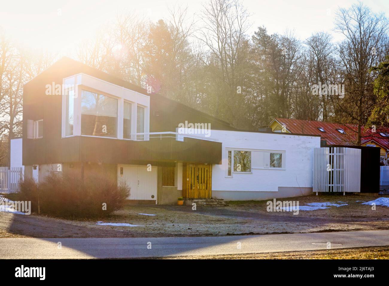 Villa Skeppet, a home designed by Alvar Aalto in 1969-70 for Christine ...