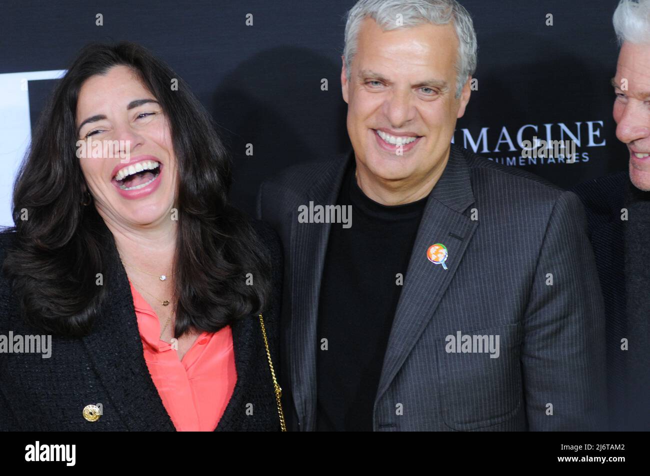Sandra Ripert and Eric Ripert attends and "We Feed People' screening at ...