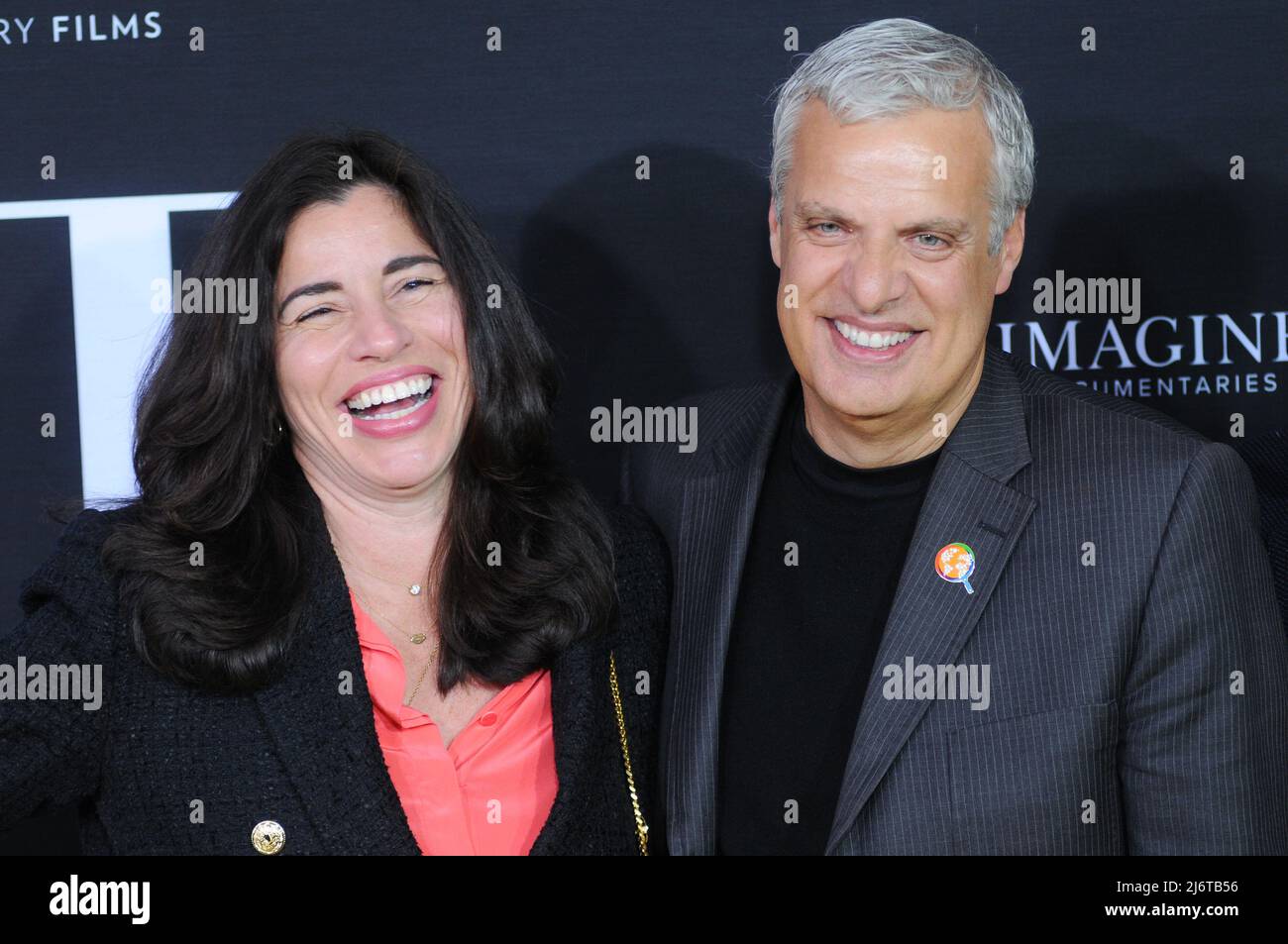 Sandra Ripert and Eric Ripert attends and "We Feed People' screening at ...
