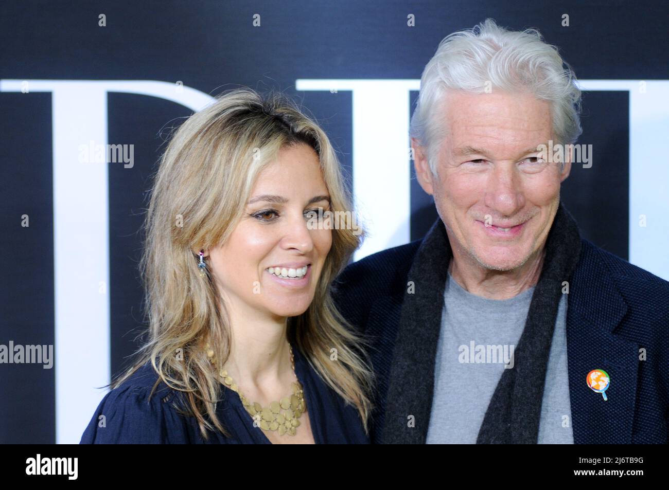 Alejandra Silva and Richard Gere attend the "We Feed People' screening ...