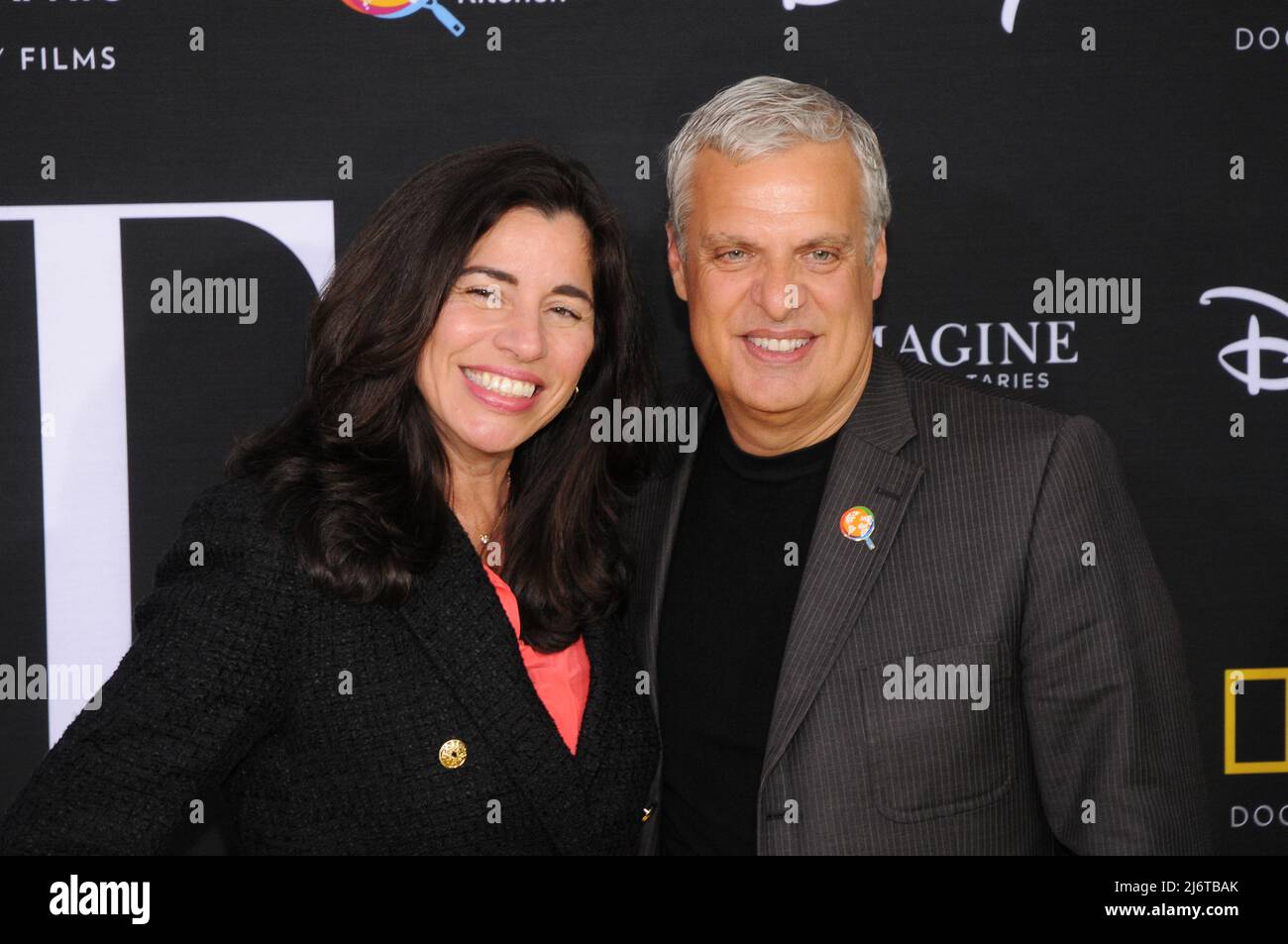 Sandra Ripert and Eric Ripert attend the "We Feed People' screening at ...