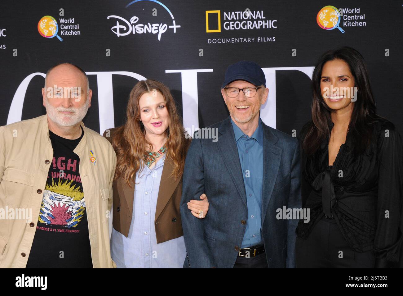 Jose Andres, Drew Barrymore, Ron Howard and Padma Lakshmi attend the "We Feed People' screening ...
