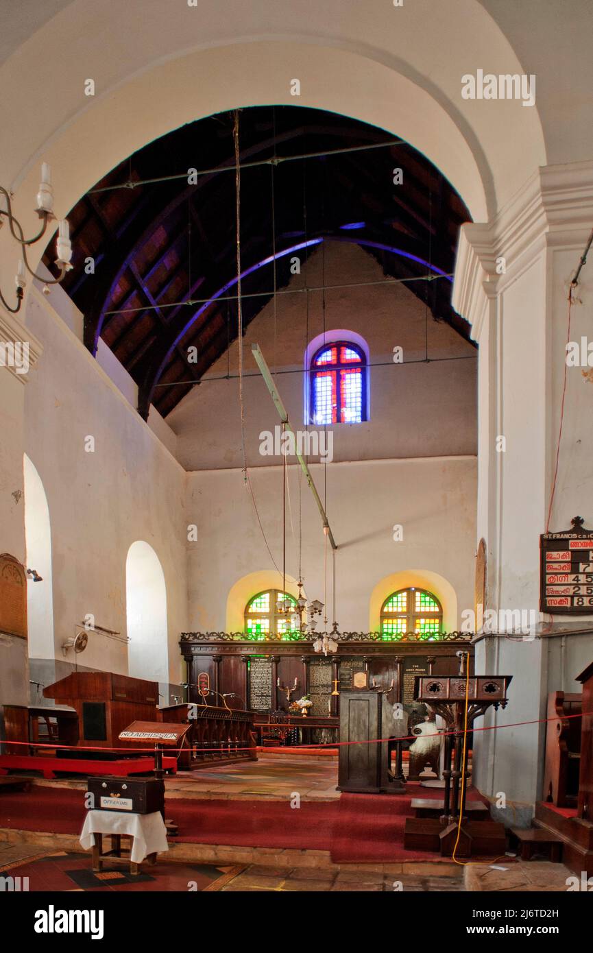 Sent Francis Church at Kochi state Kerala India 02 04 2010 Stock Photo ...