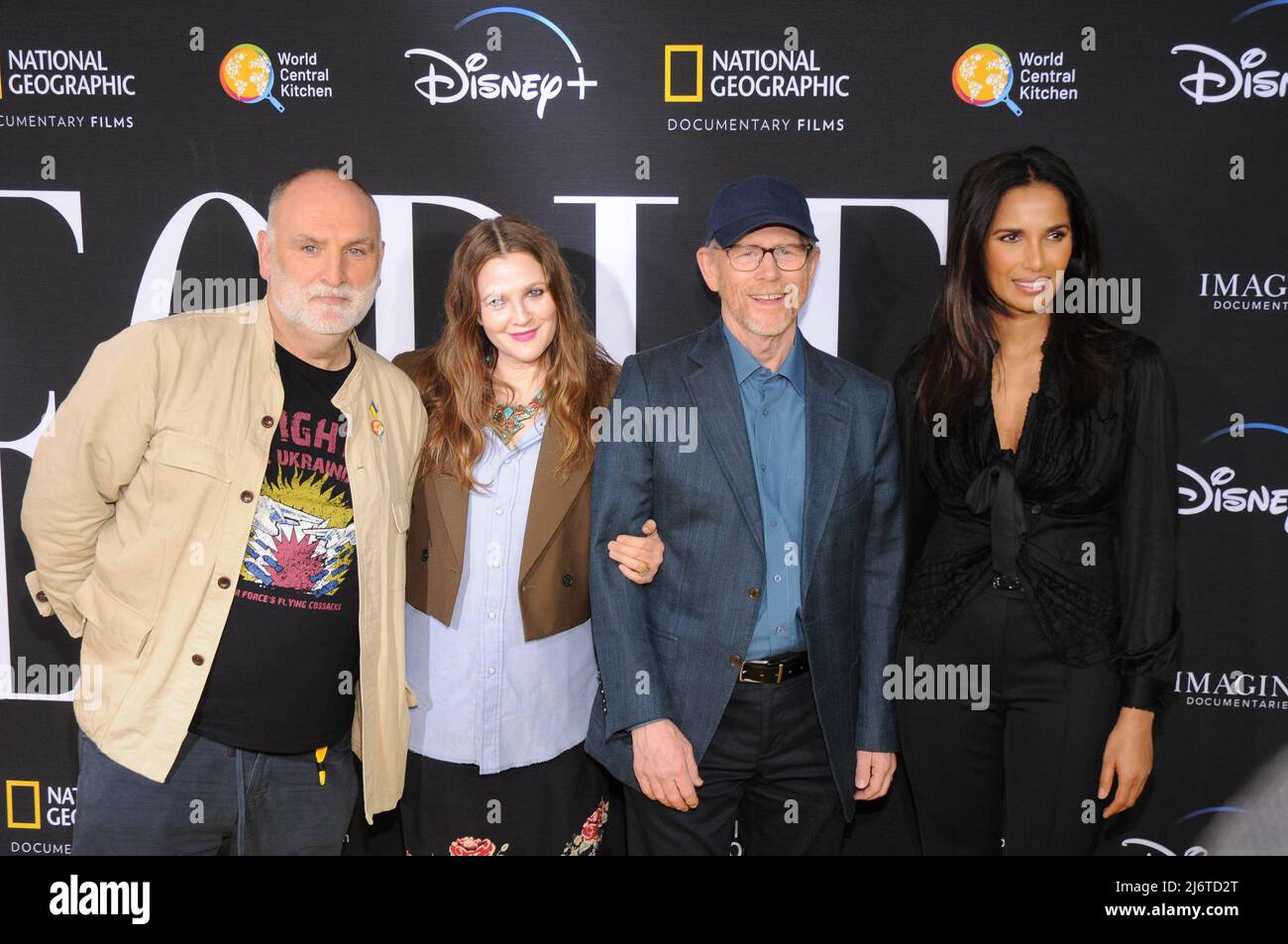 Jose Andres, Drew Barrymore, Ron Howard and Padma Lakshmi attend the ...