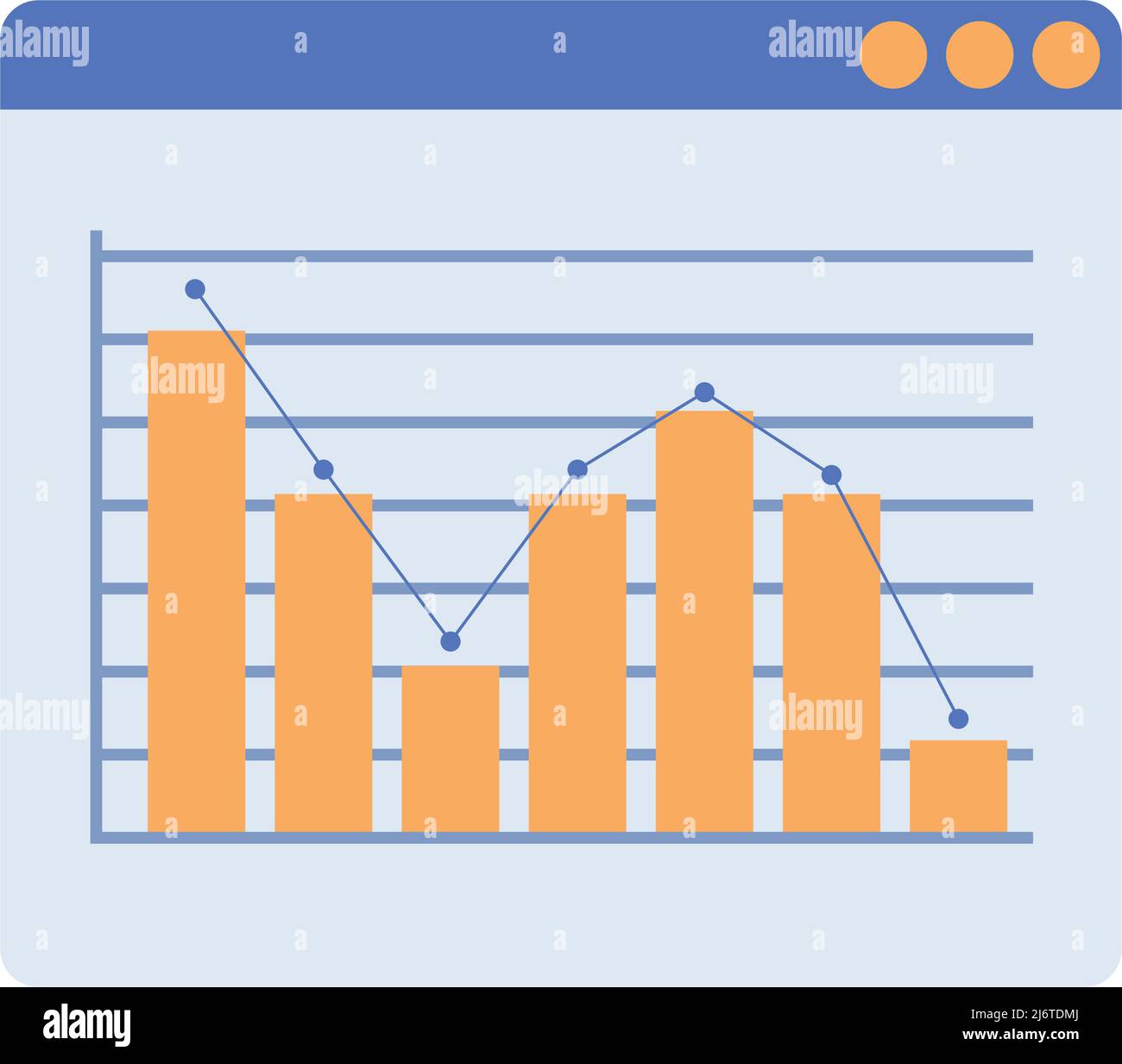 statistics bars in website Stock Vector Image & Art - Alamy