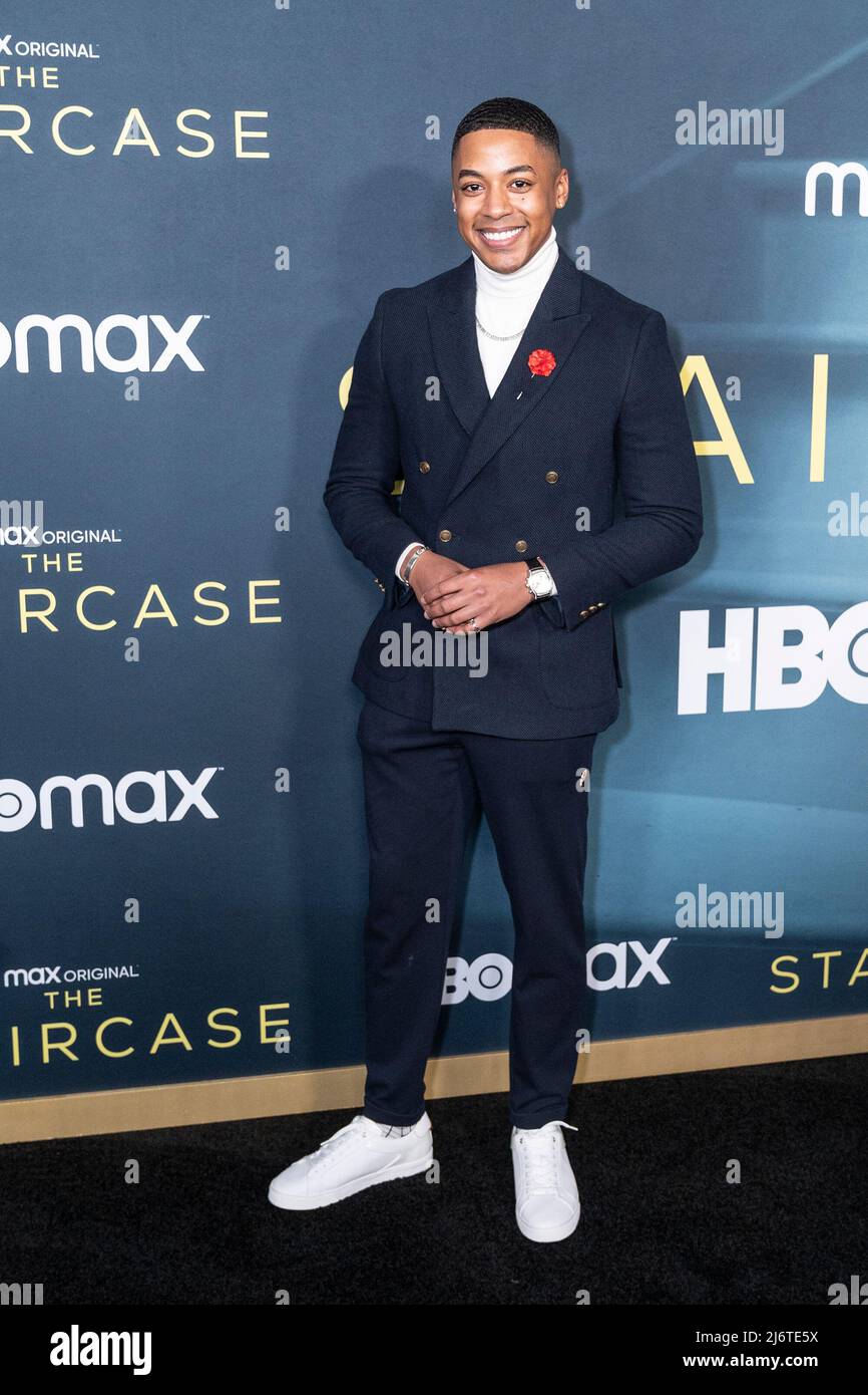 New York, US, 03/05/2022, Justiin Davis attends 'The Staircase' TV show ...