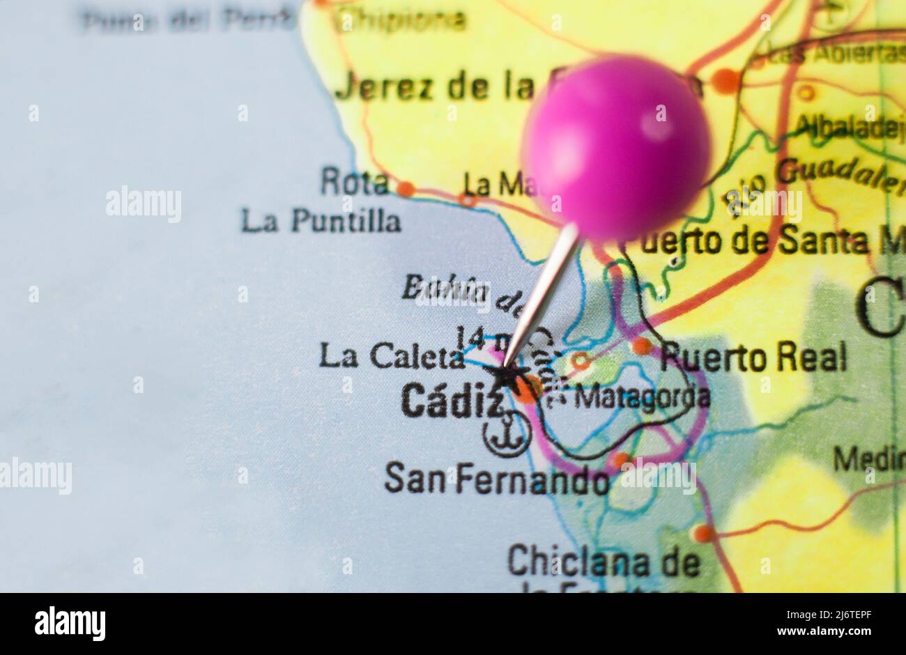 Map of cadiz hi-res stock photography and images - Alamy
